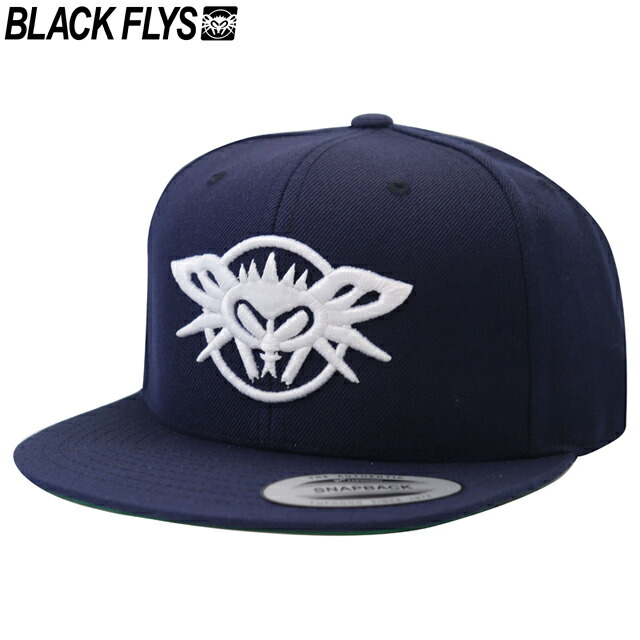 【楽天市場】[US企画] BLACK FLYS ブラックフライズ "3D PHANTOM" SNAPBACK CAP スナップバックキャップ NAVY/WHITE：KUSTOMSTYLE SO-CAL