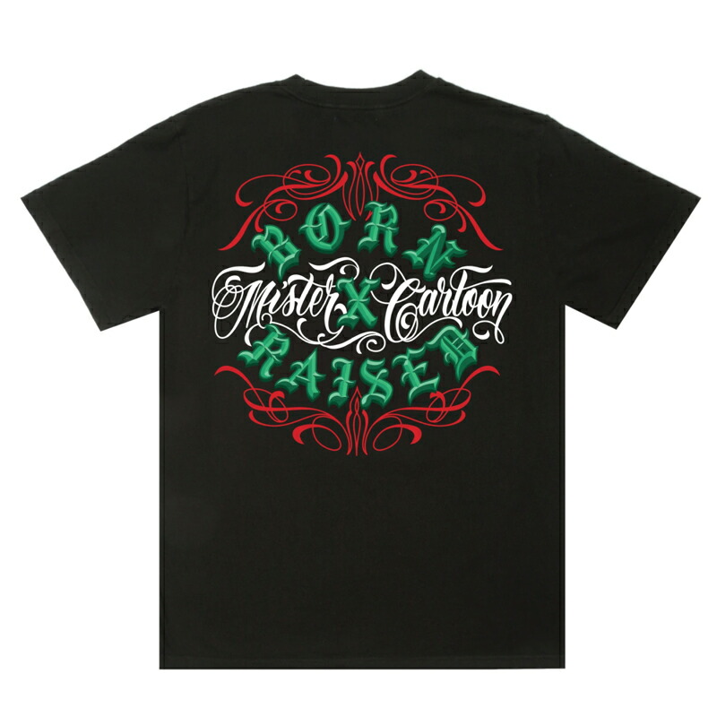 【楽天市場】BORN X RAISED ボーンアンドレイズド x MR. CARTOON ROCKER T-SHIRTS Tシャツ ...