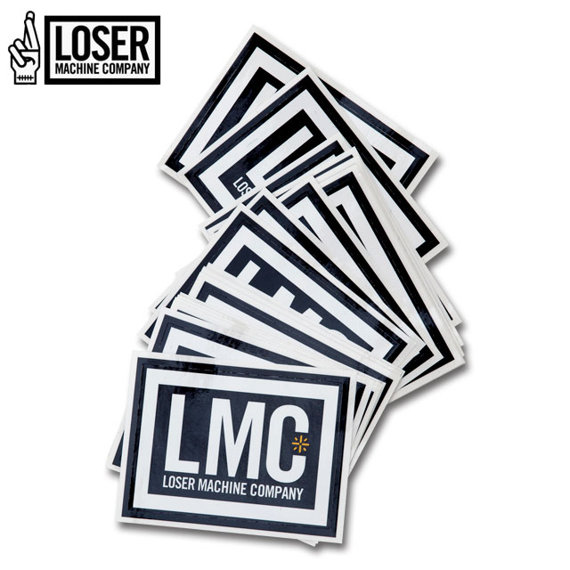 【楽天市場】【LOSERMACHINE(LOSER MACHINE)】 ルーザーマシーン LMC BOX STICKER SMALL ...