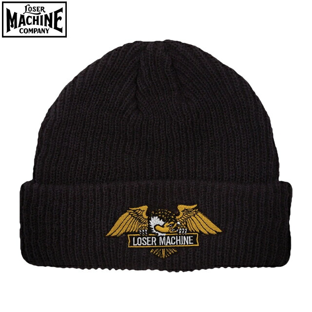 【楽天市場】【LOSERMACHINE(LOSER MACHINE)】 ルーザーマシーン "FRANK" BEANIE ニットキャップ ...