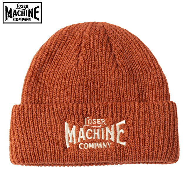 【楽天市場】【LOSERMACHINE(LOSER MACHINE)】 ルーザーマシーン "OG" BEANIE ニットキャップ RUST ...