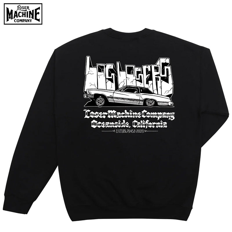 【楽天市場】LOSERMACHINE(LOSER MACHINE)】 ルーザーマシーン "HOOD RICH" CREWNECK FLEECE ...