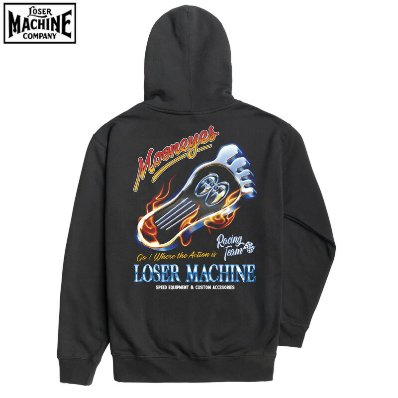 【楽天市場】【LOSERMACHINE(LOSER MACHINE)】 ルーザーマシーン x MOONEYES ムーンアイズ -RED HOT ...