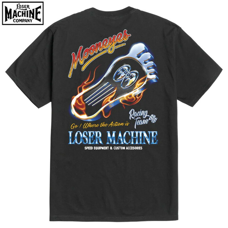 【楽天市場】【LOSERMACHINE(LOSER MACHINE)】 ルーザーマシーン x MOONEYES ムーンアイズ -RED HOT ...