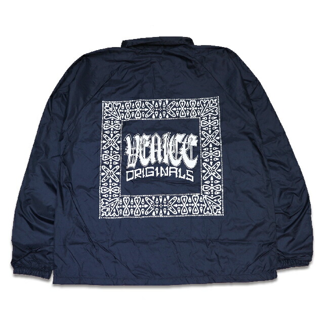 【楽天市場】VENICE ORIGINALS ベニスオリジナル "TRADITIONAL" COACH JACKET NAVY コーチ ...