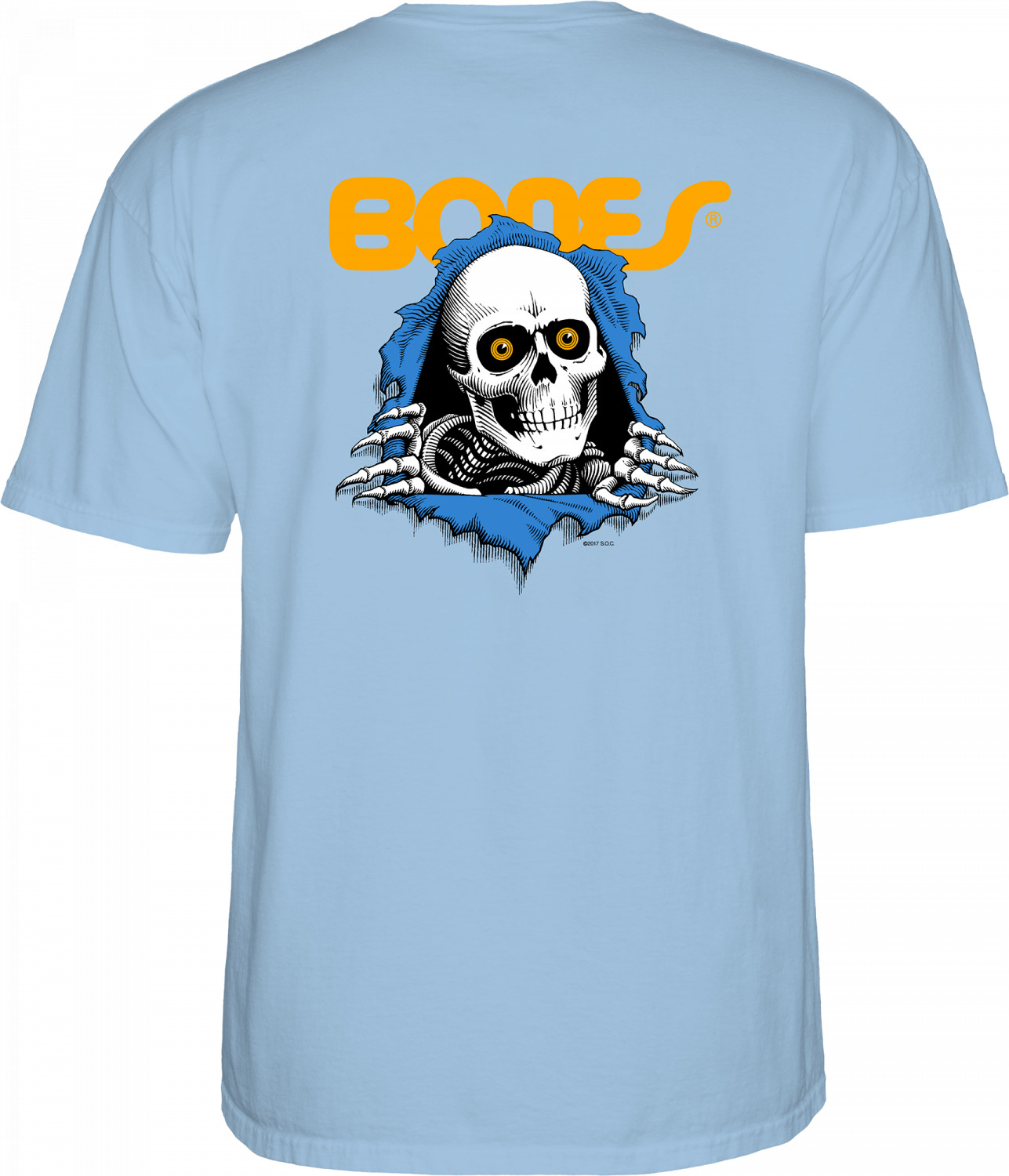 【楽天市場】POWELL PERALTA パウエルペラルタ RIPPER T-SHIRTS Tシャツ POWDER BLUE ...
