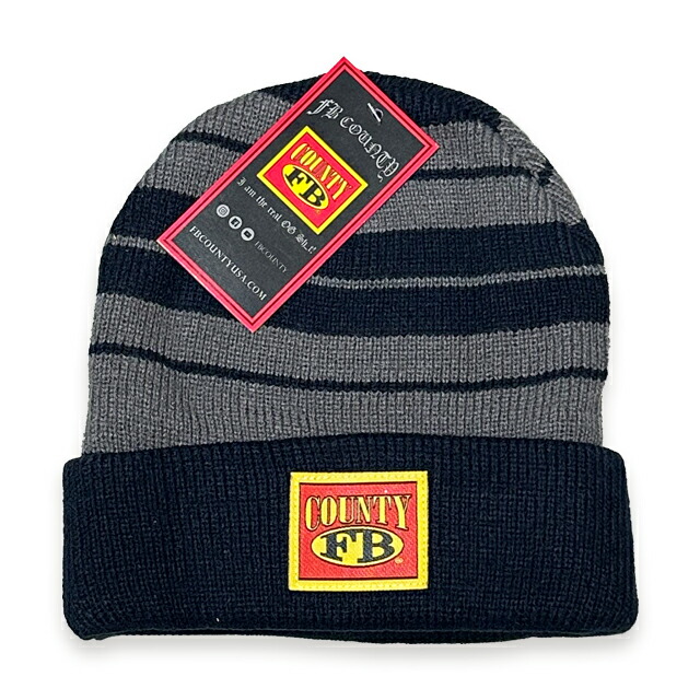 【楽天市場】FB COUNTY "CHARLIE BROWN BEANIE" ビーニー ニット帽 NAVY/GREY：KUSTOMSTYLE ...