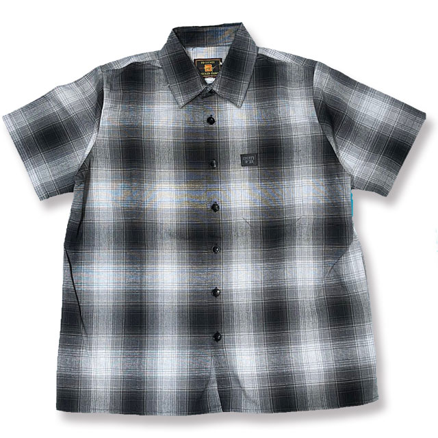 【楽天市場】FB COUNTY エフビーカウンティ CHECKER FLANNEL SHORT SLEEVE SHIRTS 半袖シャツ ...