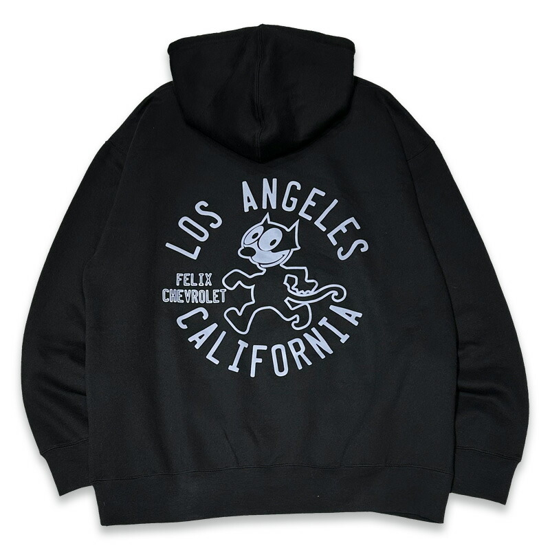 【楽天市場】CALIFORNIA SOUL "LOS ANGELES WALKING CAT" PULLOVER HOODIE パーカー ...
