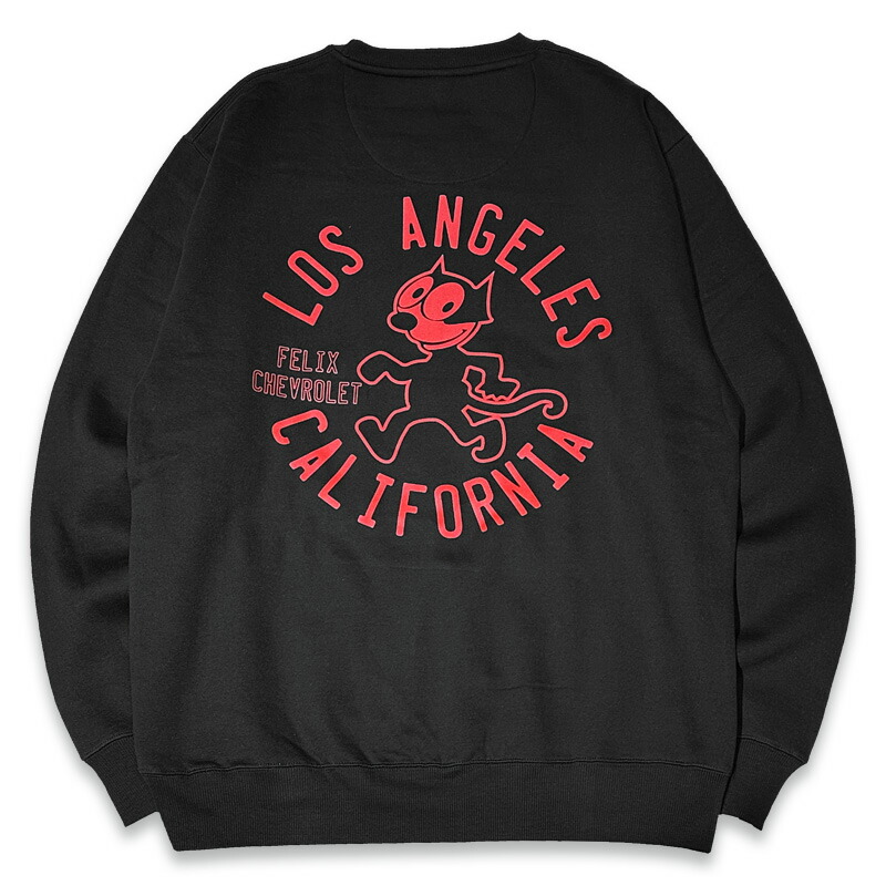 【楽天市場】CALIFORNIA SOUL "LOS ANGELES WALKING CAT" CREW NECK SWEAT クルーネック ...
