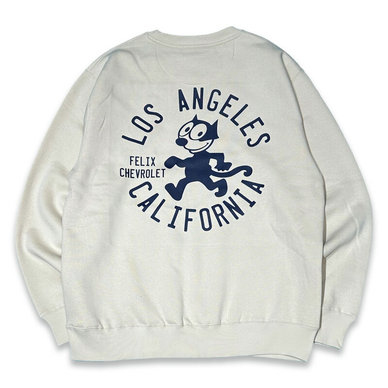【楽天市場】CALIFORNIA SOUL "LOS ANGELES WALKING CAT" CREW NECK SWEAT クルーネック ...