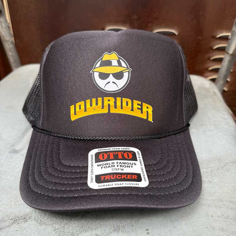【楽天市場】TRUCKERS MESHCAP -92- -LOWRIDER- ALL BLACK MESH CAP メッシュキャップ ...