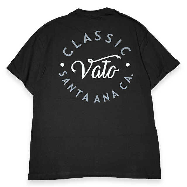 【楽天市場】CLASSIC VATO "CIRCLE LOGO" TEE Tシャツ BLACK：KUSTOMSTYLE SO-CAL