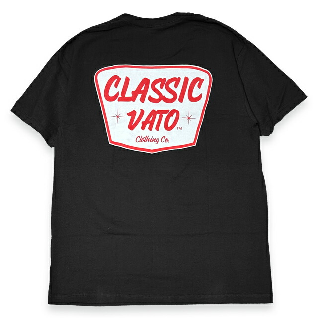 【楽天市場】CLASSIC VATO "GAS PATCH" TEE Tシャツ BLACK：KUSTOMSTYLE SO-CAL