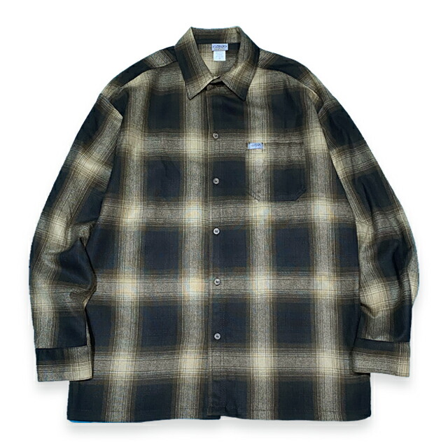 【楽天市場】CAL TOP キャルトップ #2000 FL PLAID LONG SHIRT 長袖シャツ BROWN & KHAKI ...