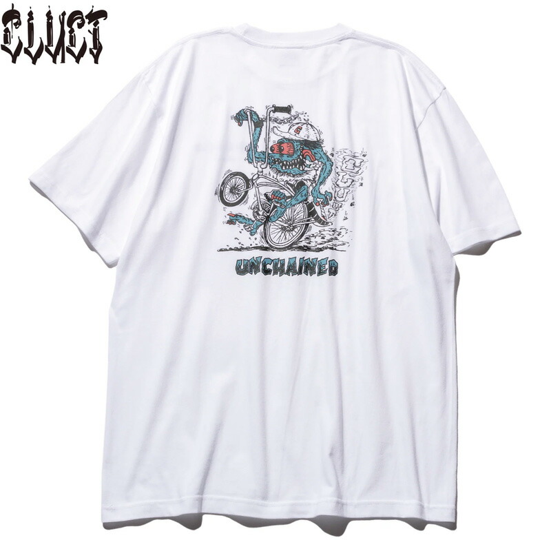 【楽天市場】CLUCT (クラクト) #04979 UNCHAINED [S/S TEE] 半袖Tシャツ WHITE：KUSTOMSTYLE SO-CAL