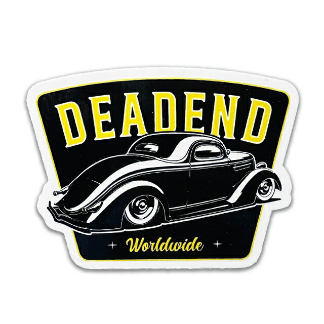 【楽天市場】DEADEND MAGAZINE STICKER -G- ステッカー YELLOW 36：KUSTOMSTYLE SO-CAL