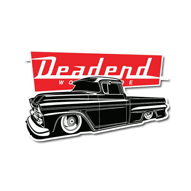 【楽天市場】DEADEND MAGAZINE STICKER -B- ステッカー STEP SIDE：KUSTOMSTYLE SO-CAL