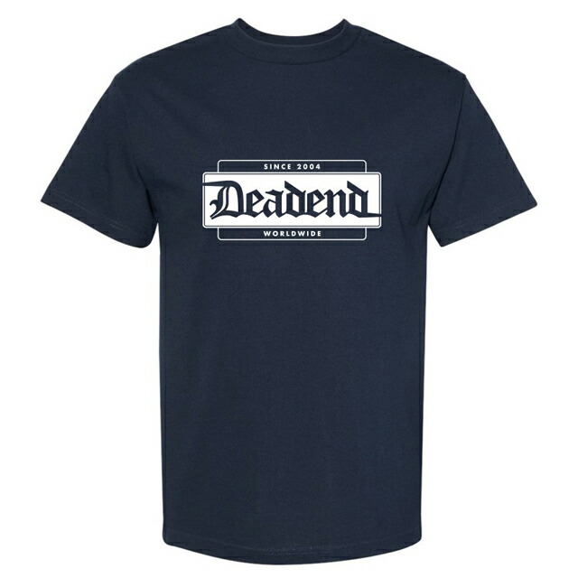 【楽天市場】DEADEND MAGAZINE "BOX LOGO" TEE NAVY Tシャツ：KUSTOMSTYLE SO-CAL
