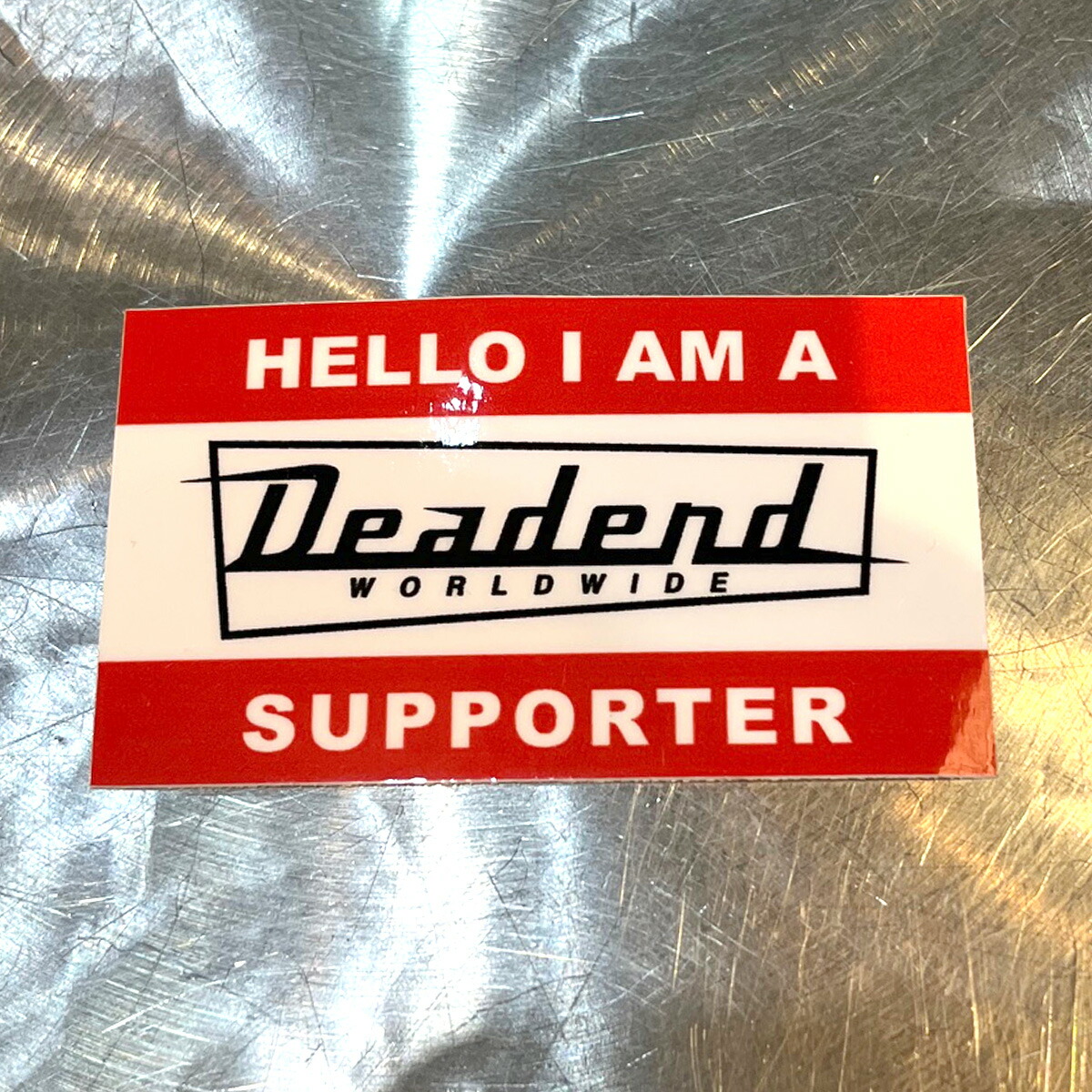 【楽天市場】DEADEND MAGAZINE STICKER -I- ステッカー DEADEND SUPPORTER：KUSTOMSTYLE ...