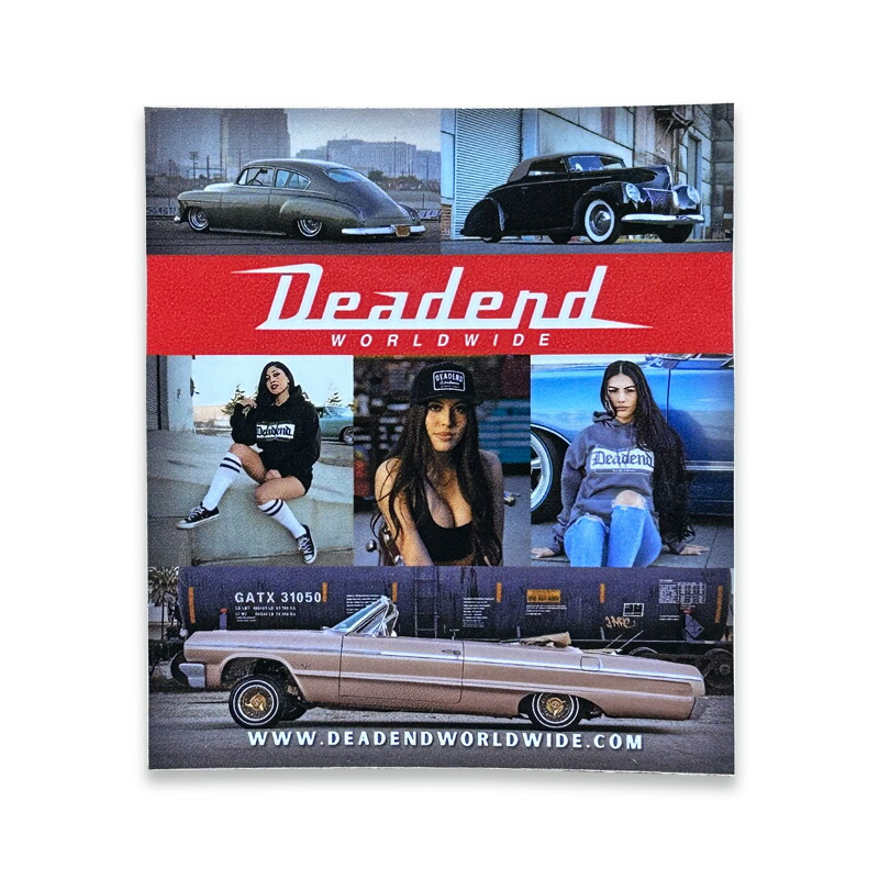 【楽天市場】DEADEND MAGAZINE STICKER -K- ステッカー 10x9cm：KUSTOMSTYLE SO-CAL