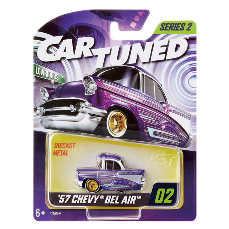 【楽天市場】CT027 CAR TUNED RELEASE.2 1957 Chevy Bel Air (Kandy Purple ...