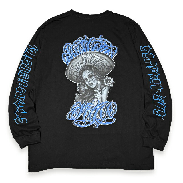 【楽天市場】KUSTOMSTYLE カスタムスタイル KSTL2315BK "SUR CALIFAS II" LONG SLEEVE T ...