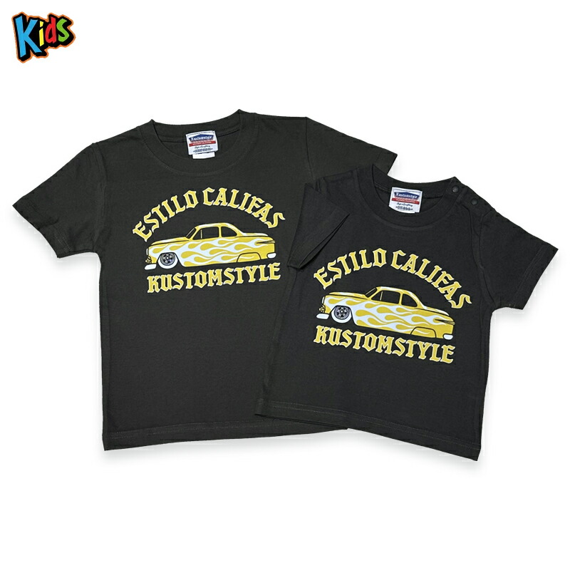 【楽天市場】KUSTOMSTYLE カスタムスタイル KST1414KIDS "ESTILO CALIFAS' キッズ Tシャツ COLOR ...