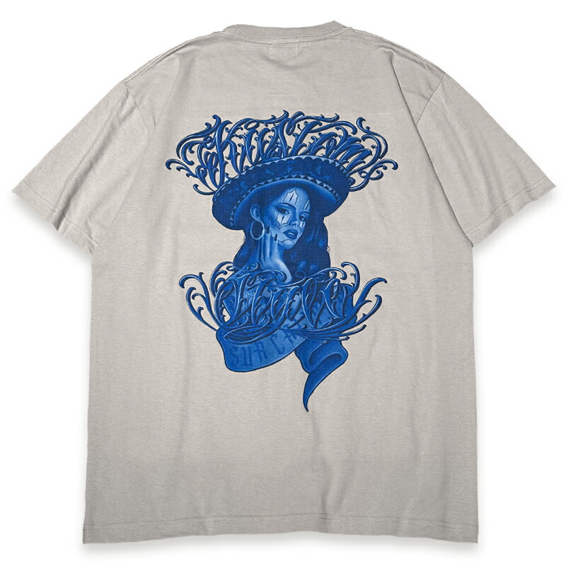 【楽天市場】KUSTOMSTYLE カスタムスタイル KST2120LGY "SUR CALIFAS" LIGHT GREY Tシャツ ...