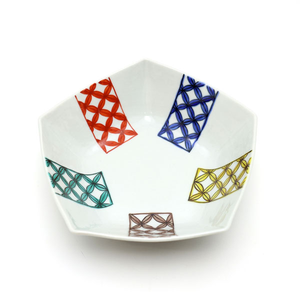 【楽天市場】【楠本質店/元住吉】UMINO YUTAKA/海野裕 六角六寸鉢 ボウル 九谷焼 箱付【中古】：楠本質店 楽天市場店