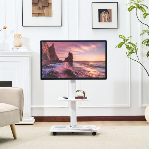 【楽天市場】【ss限定 P10+1000円OFF】 テレビスタンド 28~70型 キャスター付き ロータイプ ハイタイプ 耐震 高さ調節 TV台 TVスタンド WALL 壁寄せ 壁掛け 首振り ...