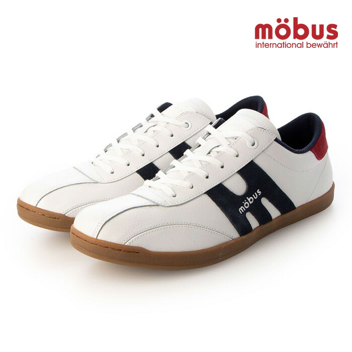 【楽天市場】モーブス スニーカー ニューミュンスター mobus NEW MUNSTER M-2101T 1080 WHITE/NAVY/DK ...