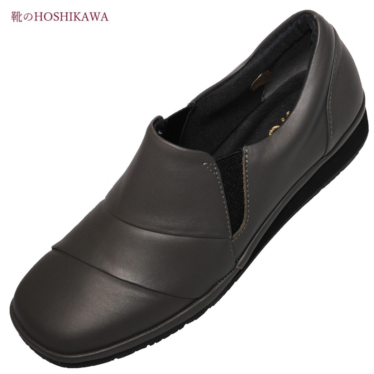 【楽天市場】【靴のHOSHIKAWA】 『A-OK 9461』エーオーケー スリッポン22cm～24.5cm EEEEダークグレー カジュアル ...
