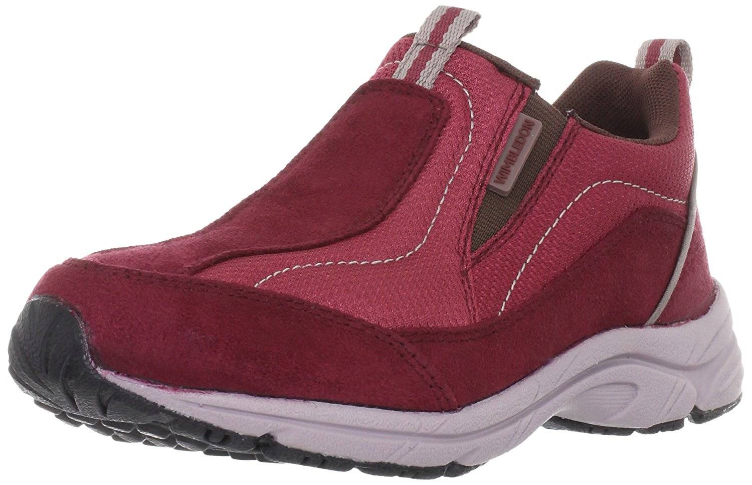 【楽天市場】『WIMBLEDON L031』 ウィンブルドン スリッポン22cm～24.5cm EEEワイン レディーススニーカー 紐無し履きやすい 滑りにくい撥水加工 合成皮革：靴の ...