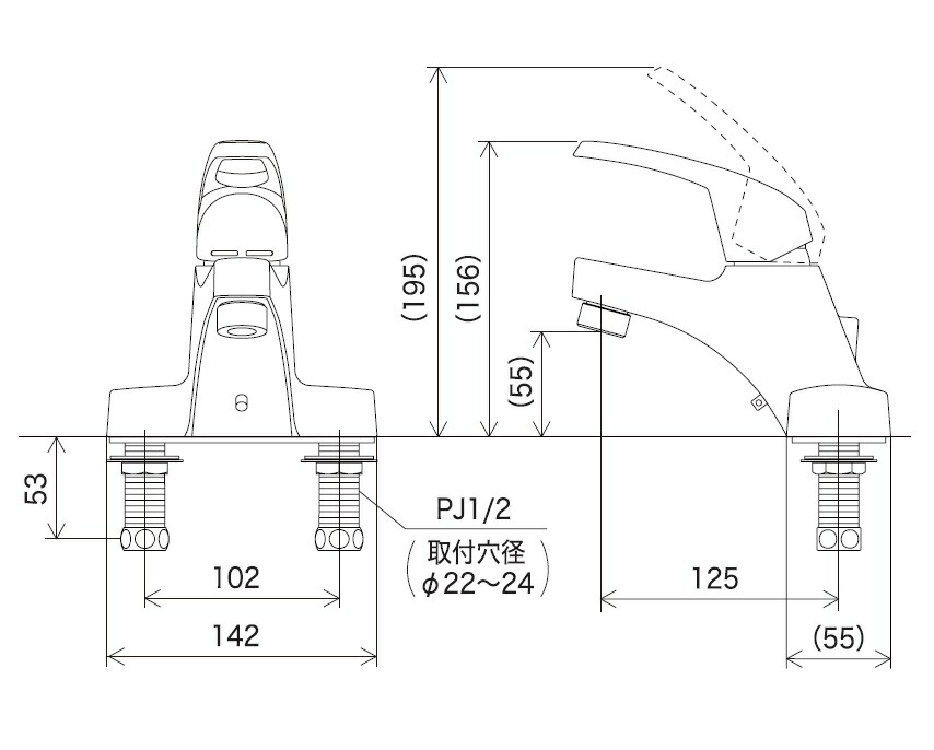 【楽天市場】【KM7014THP】洗面用シングルレバー混合栓ポップアップ式：KVK AQUA SHOP