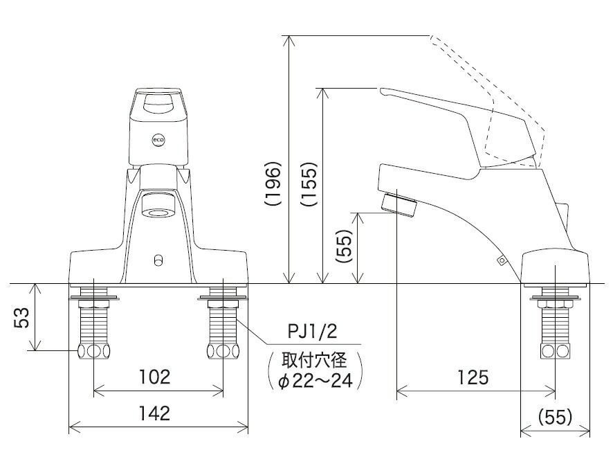 【楽天市場】【KM7014TEC】洗面用シングルレバー式混合栓・ゴム栓付：KVK AQUA SHOP
