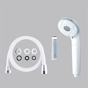 【楽天市場】【KVK公式】【ZS370JSS−2】ウルトラファインバブル浄水シャワーセット パールホワイト：KVK AQUA SHOP