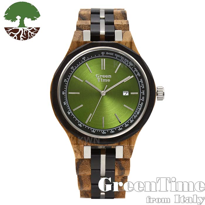 【楽天市場】GreenTime 【ベーシック ZW166C】グリーンタイム木製腕時計（グリーン） 【正規輸入品】 Zzero orologi：あっと解消 楽天市場店