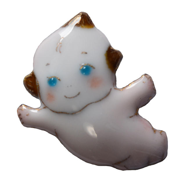 【楽天市場】【UncleZ】 七宝焼き帯留 飛んでるキューピー（小）：京の恵み