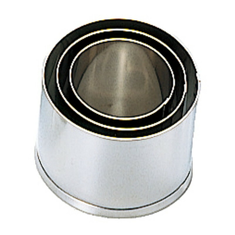 【楽天市場】EBM 18-8 本職用厚口 抜型 3Pcs 丸型 (EBM25-1)(621-20)：食器の通販 KYOEI