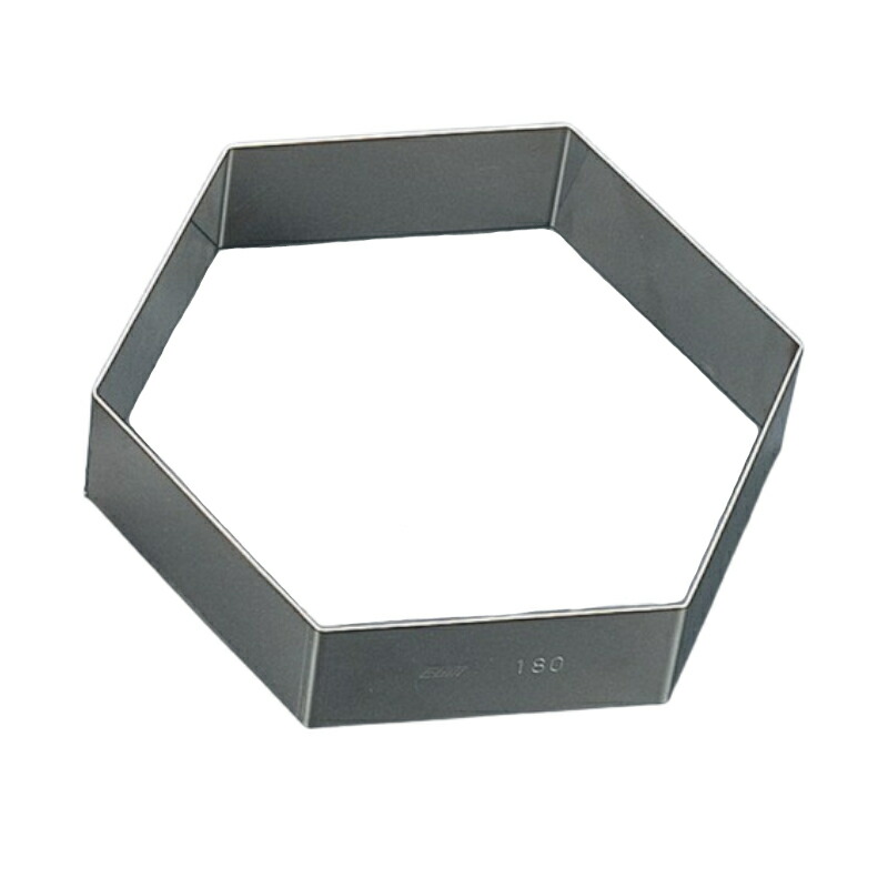 【楽天市場】EBM 18-8 アルゴン溶接 六角型ケーキリング 180×H40 (EBM25-1)(998-10)：食器の通販 KYOEI