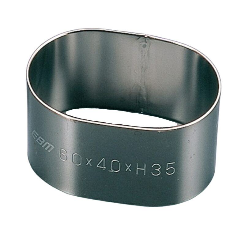 【楽天市場】EBM 18-8 アルゴン溶接 小判型セルクルリング 60×40×H35 (EBM25-1)(995-5)：食器の通販 KYOEI