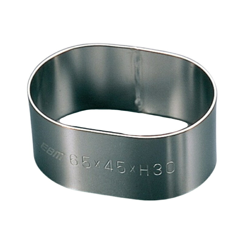 【楽天市場】EBM 18-8 アルゴン溶接 小判型セルクルリング 65×45×H30 (EBM25-1)(995-5)：食器の通販 KYOEI