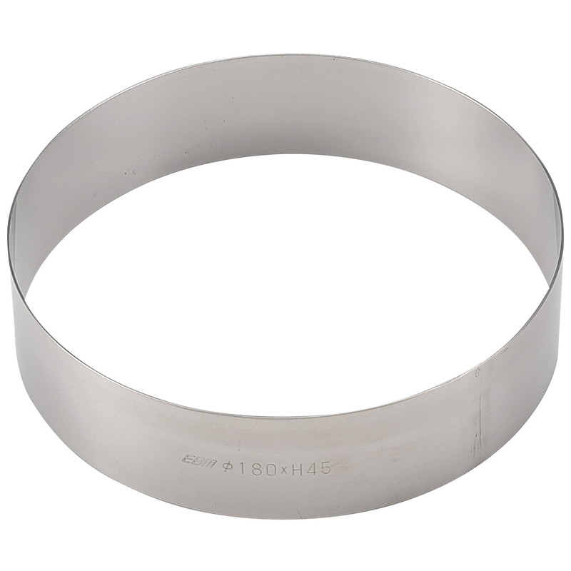 【楽天市場】EBM 18-8 アルゴン溶接 丸型 ケーキリング φ180×H45 (EBM25-1)(996-1)：食器の通販 KYOEI