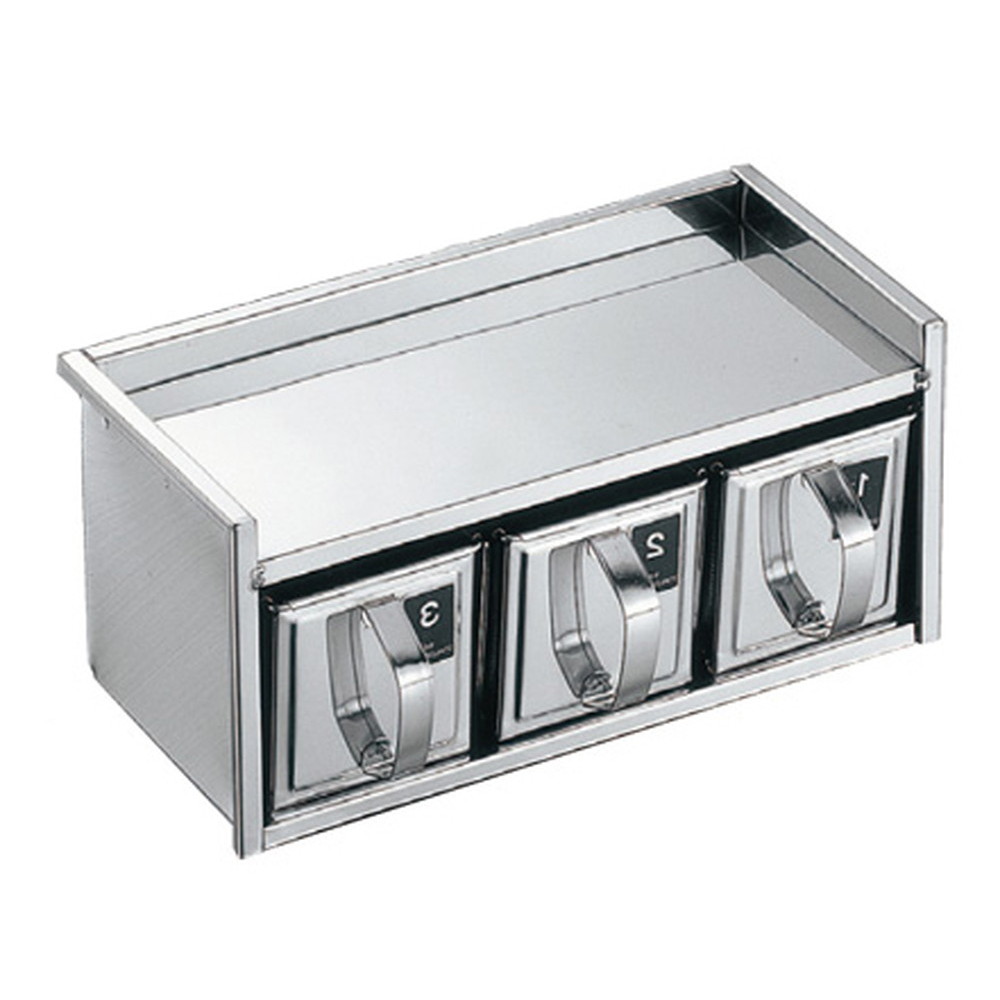 【楽天市場】EBM 18-8 引出式 ヤクミ入 1段3ヶ入 (EBM25-1)(519-1)：食器の通販 KYOEI