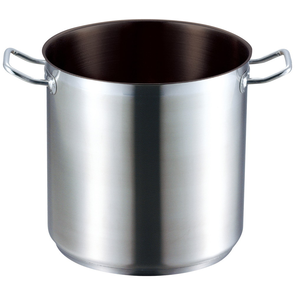 【楽天市場】EBM 18-8 プロシェフIH 寸胴鍋 22cm 蓋無ノンスティック (EBM25-1)(89-2)：食器の通販 KYOEI