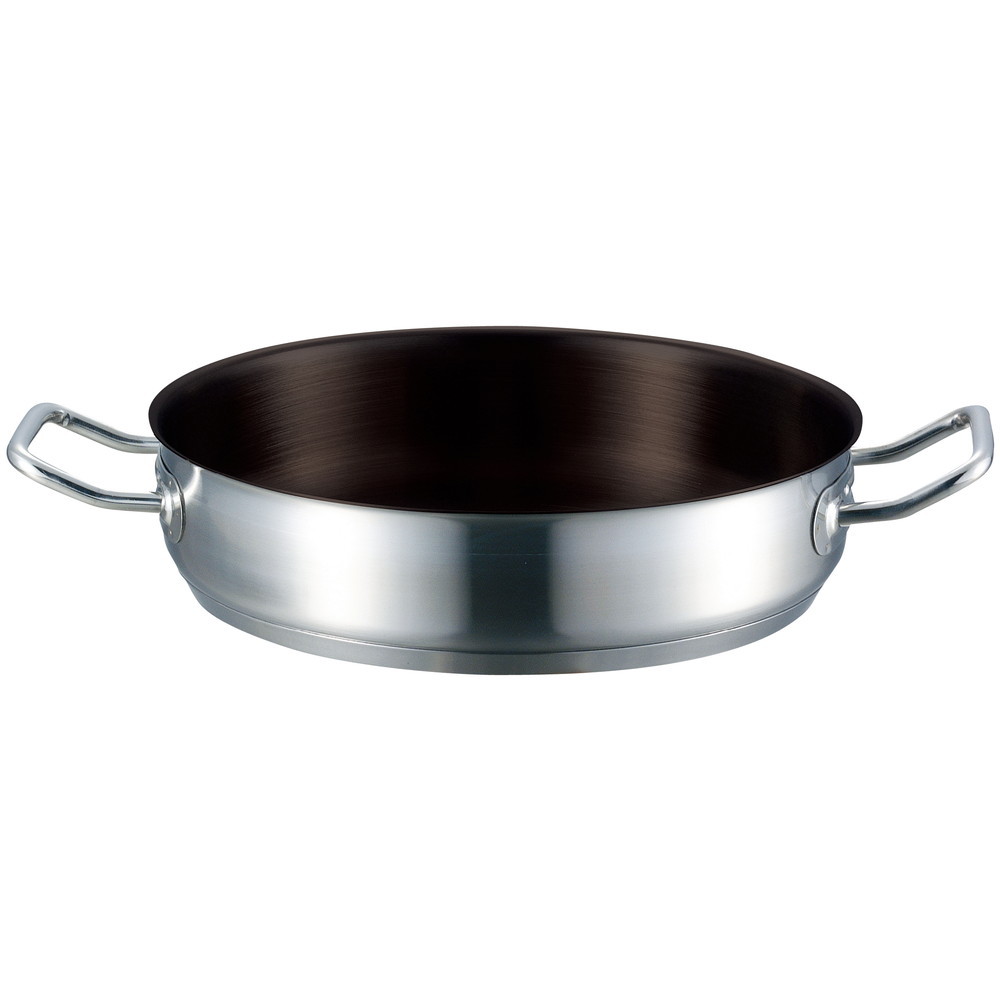 【楽天市場】EBM 18-8 プロシェフ IH 外輪鍋 24cm 蓋無ノンスティック (EBM25-1)(90-2)：食器の通販 KYOEI