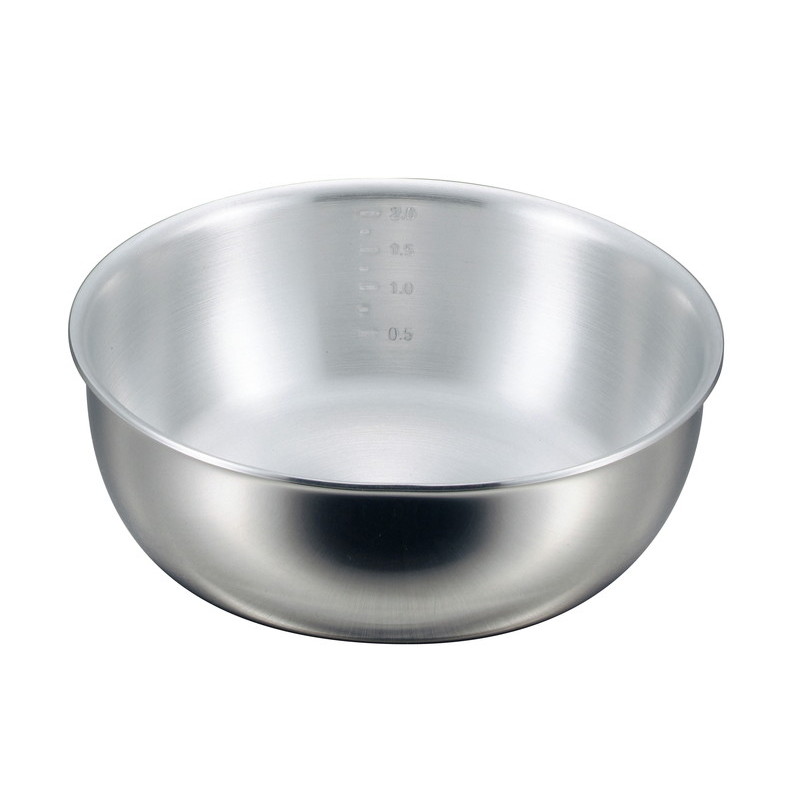 【楽天市場】EBM プロシェフ 2PLY IH ヤットコ鍋（目盛付）18cm (EBM25-1)(90-9)：食器の通販 KYOEI