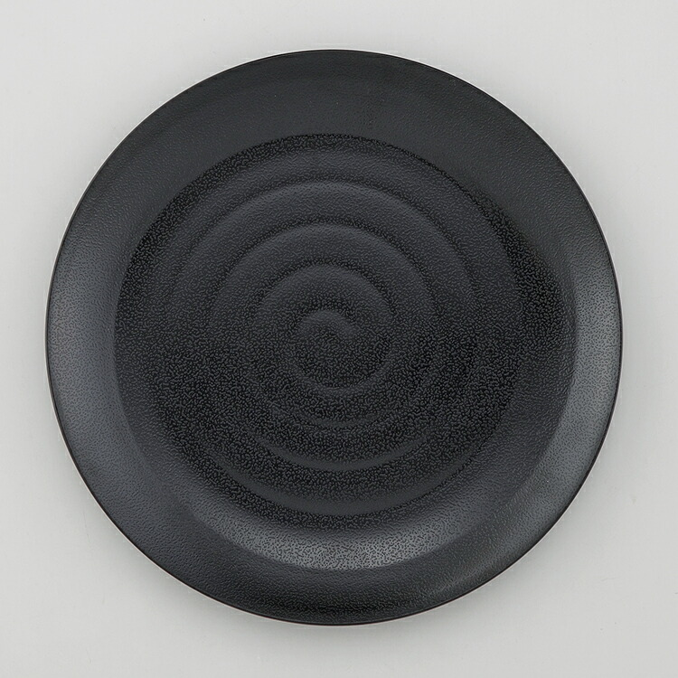 【楽天市場】メラミン 26.5cm平皿 直径265mm H25mm 黒 御影 [SJ-8-BK] 台和 業務用 丸皿 大皿 メインプレート 主菜皿 和皿 ワンプレート パスタ プレート ...