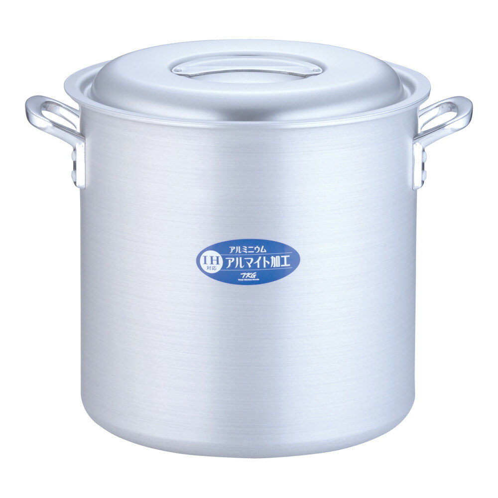 【楽天市場】TKG IHアルミ 寸胴鍋(目盛付) 33cm 蓋付 IH対応 電磁調理器OK 深型鍋 なべ 業務用 飲食店 給食 施設 厨房用品 調理 (9-0027-0104)：食器の通販 KYOEI